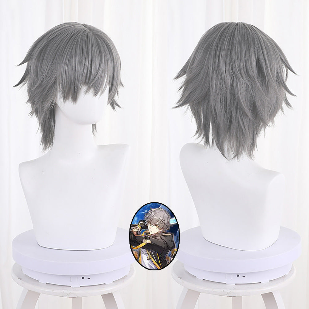Gvavaya Game Cosplay Honkai Impact: Star Rail Caelus Cosplay Wig 35cm
