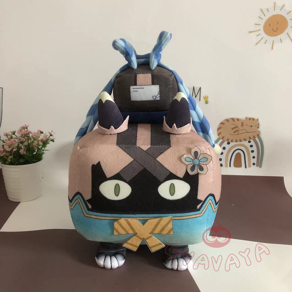 Gvavaya Game Cosplay Genshin Impact Kirara Cat Box Plush 30cm Height