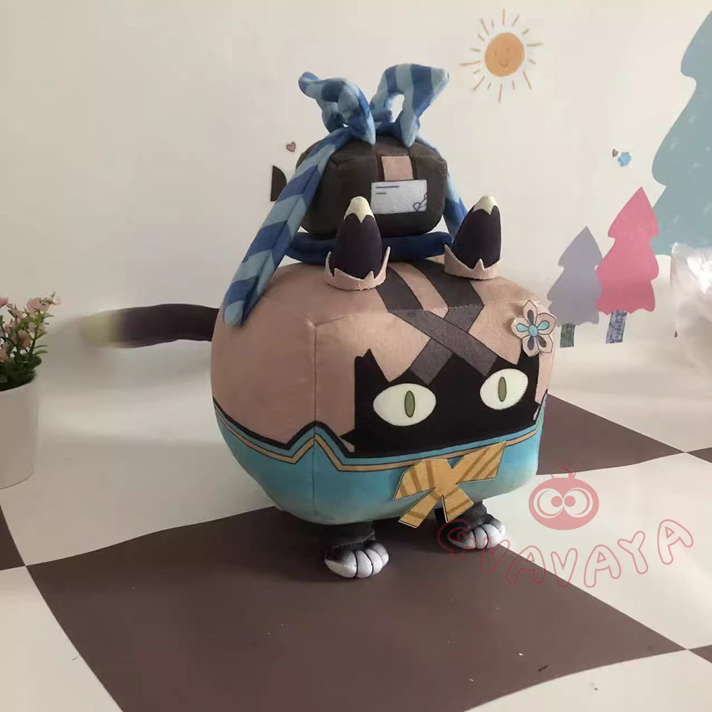 Gvavaya Game Cosplay Genshin Impact Kirara Cat Box Plush 30cm Height