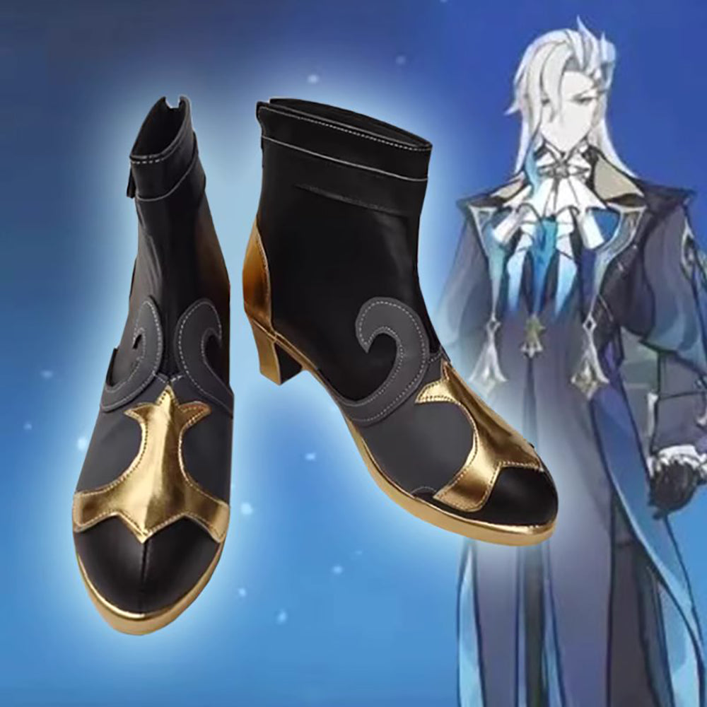 Gvavaya Game Cosplay Genshin Impact Neuvillette Cosplay Shoes Genshin