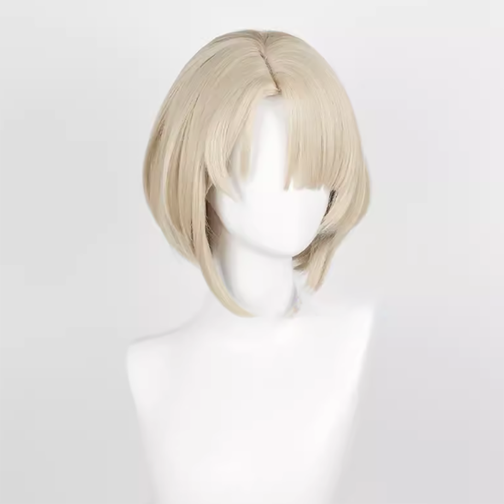 Gvavaya Game Cosplay Genshin Impact Freminet Cosplay Wig 30cm Light Go