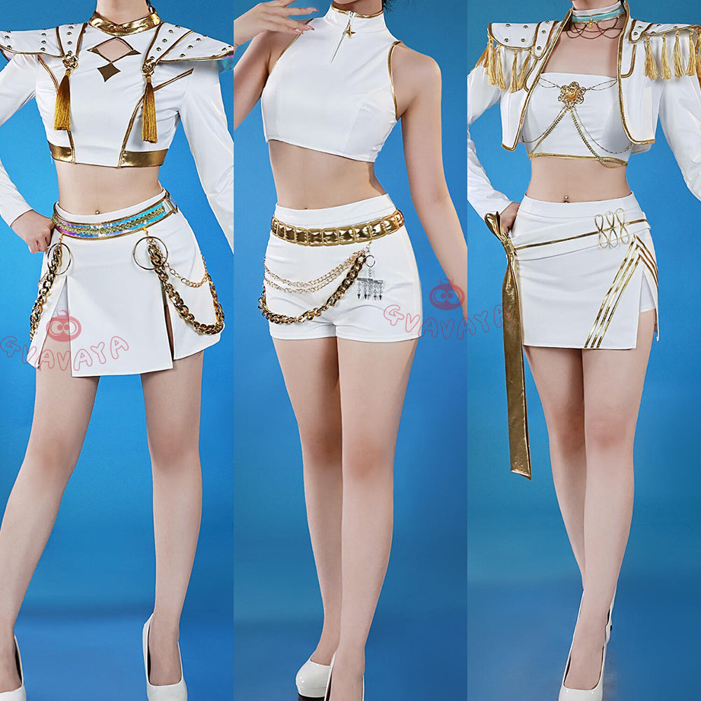 Gvavaya Anime Cosplay Cosplay Huntrix R/Z/M White Cosplay Costume