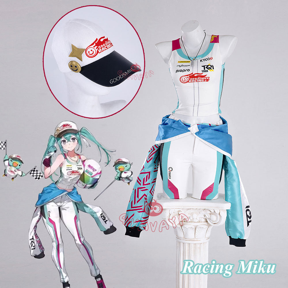 Gvavaya Cosplay V+ Cosplay Racing Vitual Singer 2024 Ver. Cosplay Cost