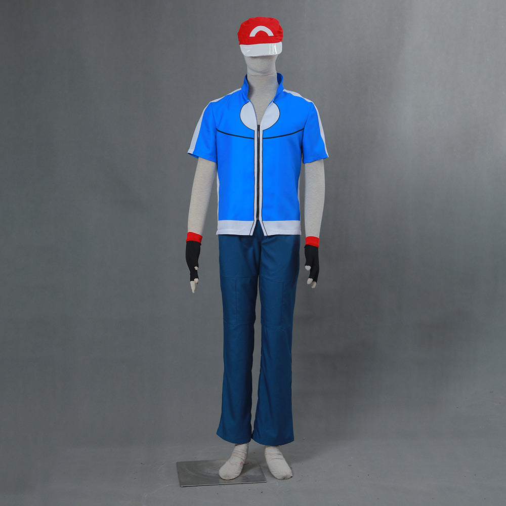 [Ready To Ship] Gvavaya Anime Cosplay Pokémon Kalos Ash Ketchum Cospla